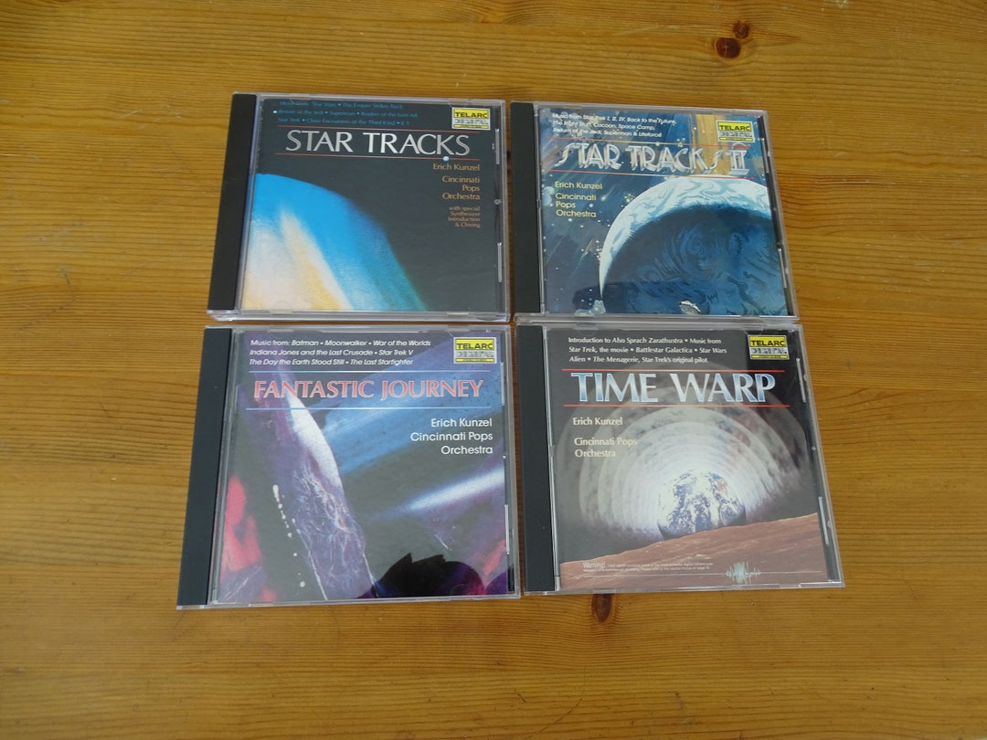 4 Erich Kunzel / Cincinnati Pops Orchestra Star Tracks, Star Tracks II ...