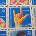 I Love You American Sign Language Stamps Block of Four Unused, 1993 29 ...