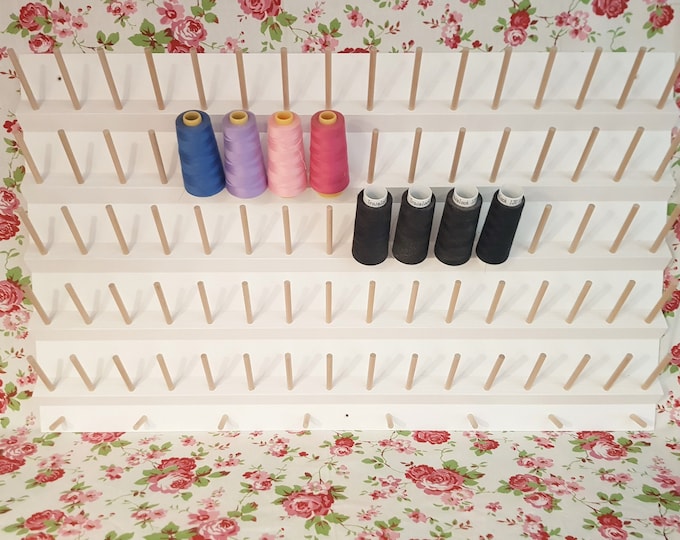 Cone Holder for 80 Overlock Thread Spools Cones Wall Mount Holder Wall ...