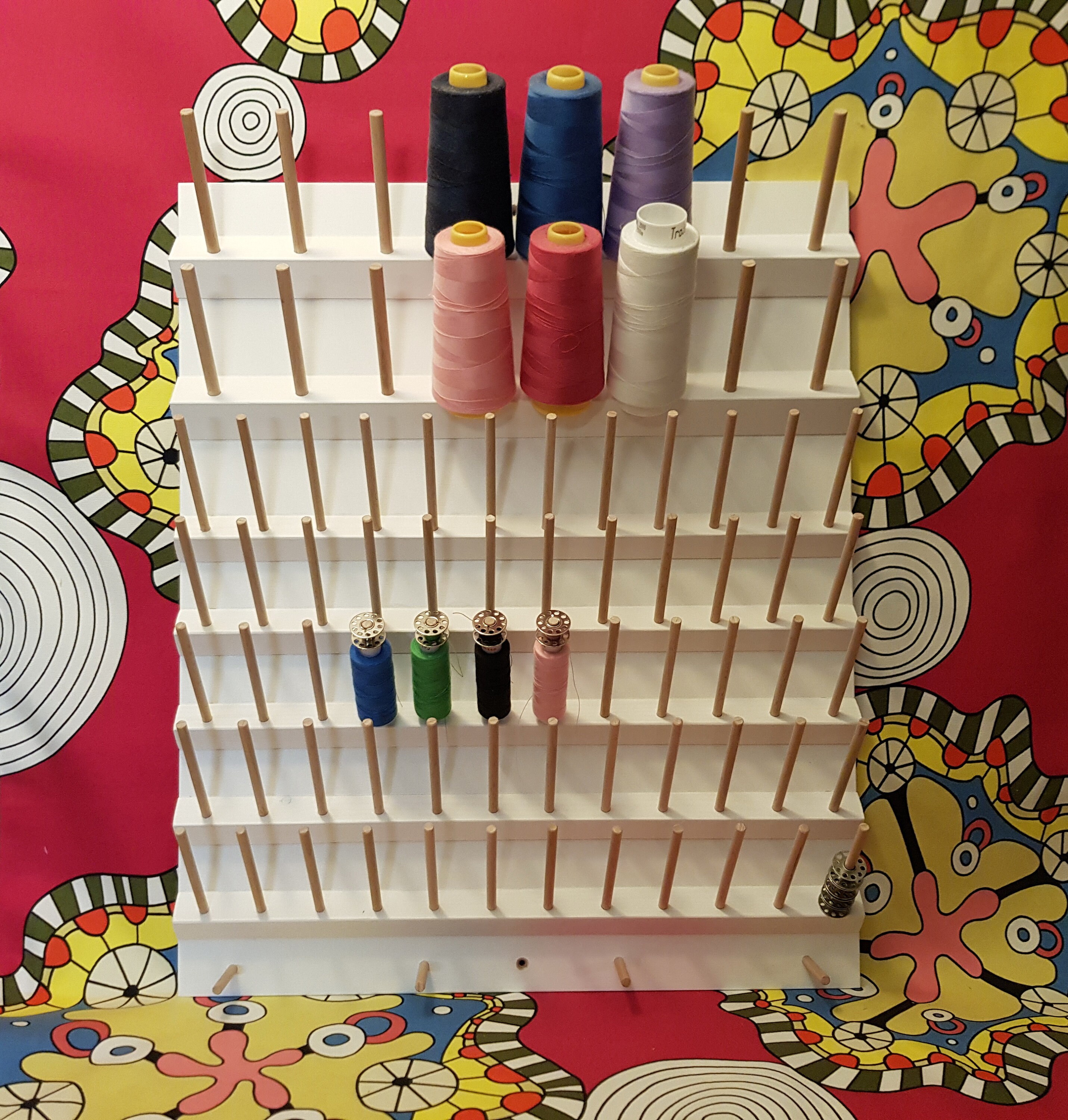 16 Cones & 60 Spool Holders Thread Spools Overlock Cones Cones - Etsy UK