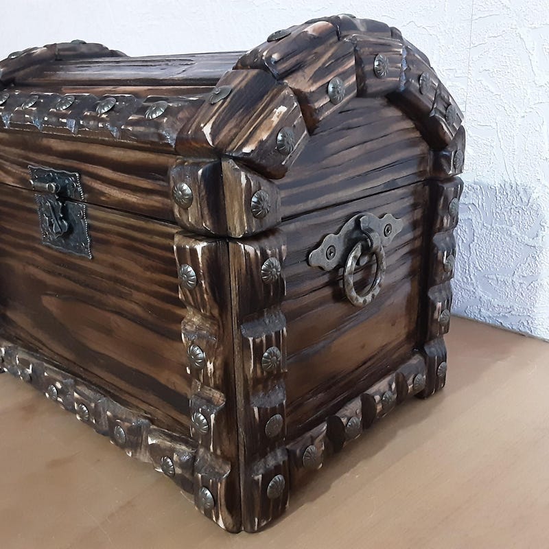 Small Wooden Chest - Etsy