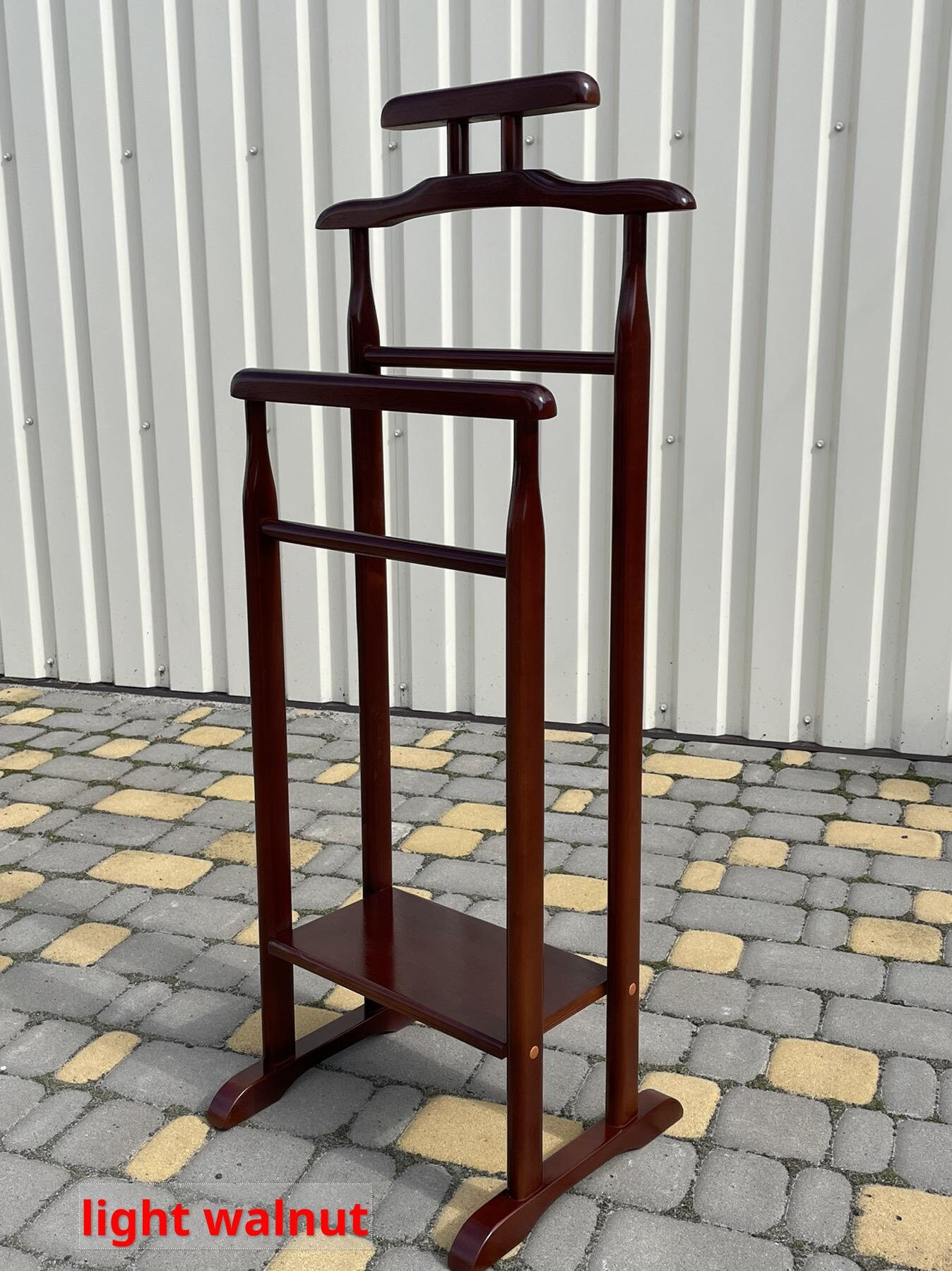 Wooden Valet Suit Stand Suit Rack Handmade Valet Modern - Etsy
