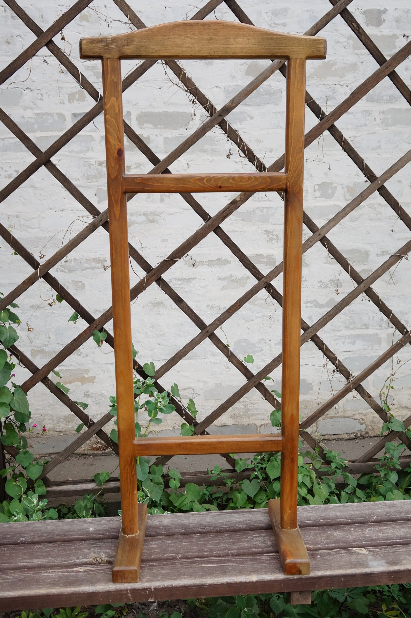 Wooden Valet Suit Stand Suit Rack Handmade Valet Modern | Etsy