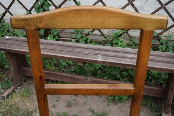 Wooden Valet Suit Stand Suit Rack Handmade Valet Modern | Etsy