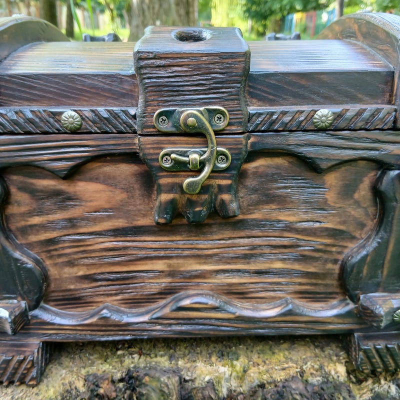 Small Wooden Chest - Etsy