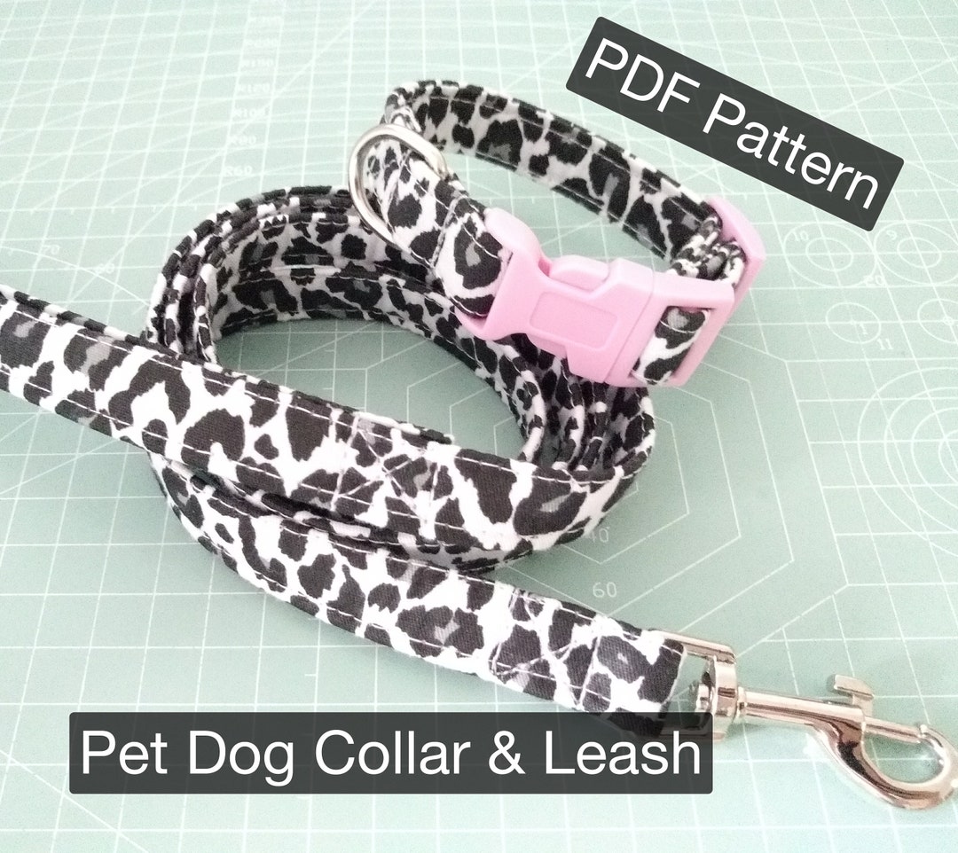 PDF Sewing Pattern Tutorials Instructions Pet Dog Collar Leash - Etsy
