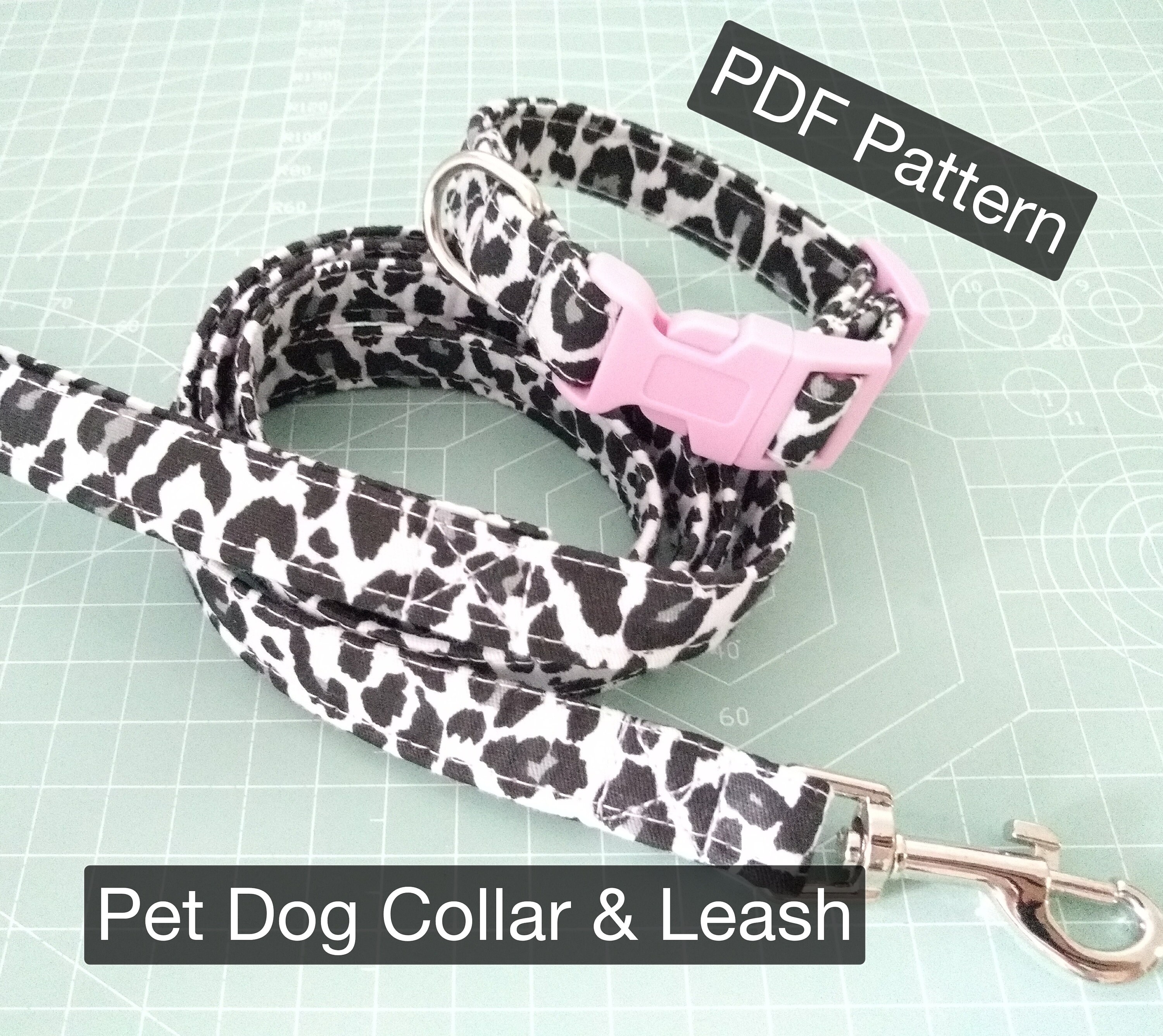 PDF Sewing Pattern Tutorials Instructions Pet Dog Collar Leash - Etsy