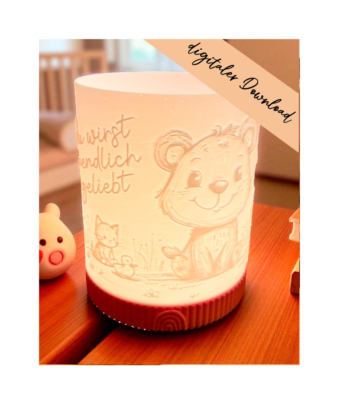 3D Printing File - Night Light - You Are Infinitely Loved - STL + 3MF ...