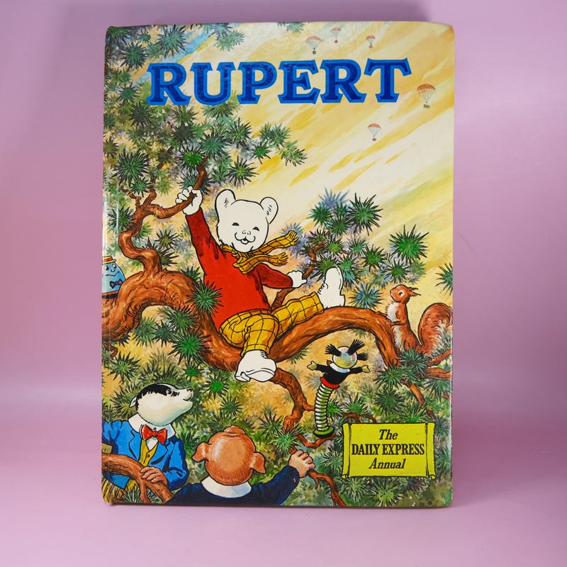 Rupert the Bear - Etsy