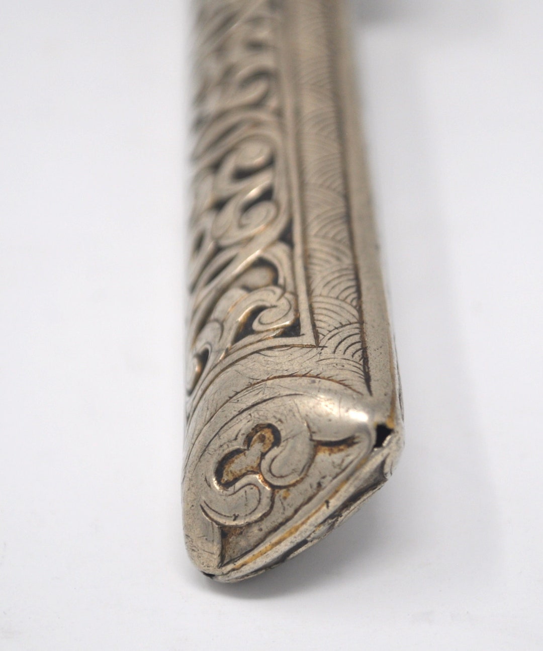 Antique Tibetan Scroll Holder – 17th Century Buddhist Manuscript Case ...