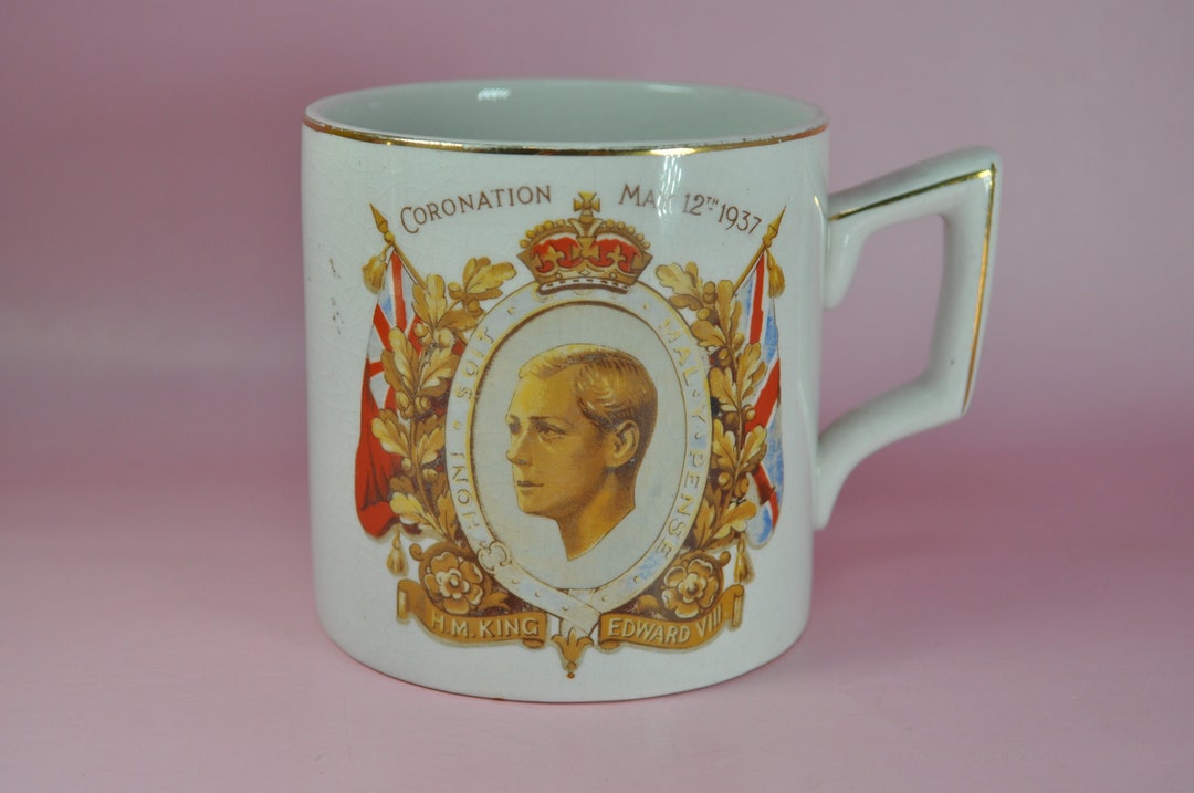 King Edward VIII Mug, Rare Royal Souvenirs - Etsy