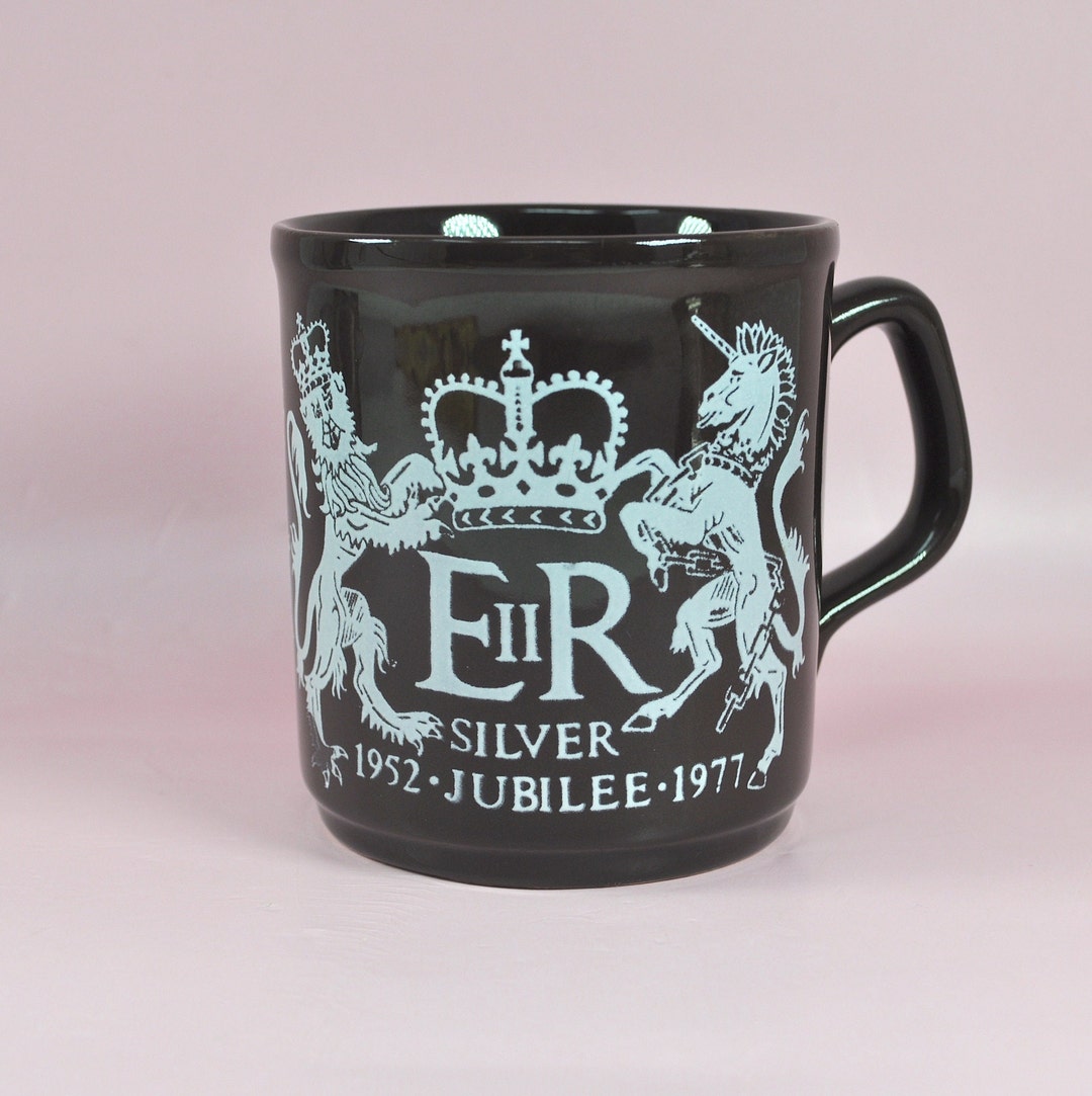 Queen Elizabeth II Jubilee Mug: Retro Royal Decor - Etsy