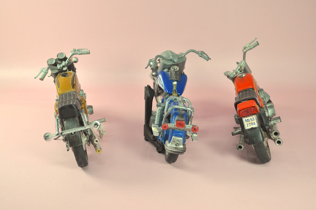 Vintage Motorbike, Motorcycle Toys, Diecast Models - Etsy