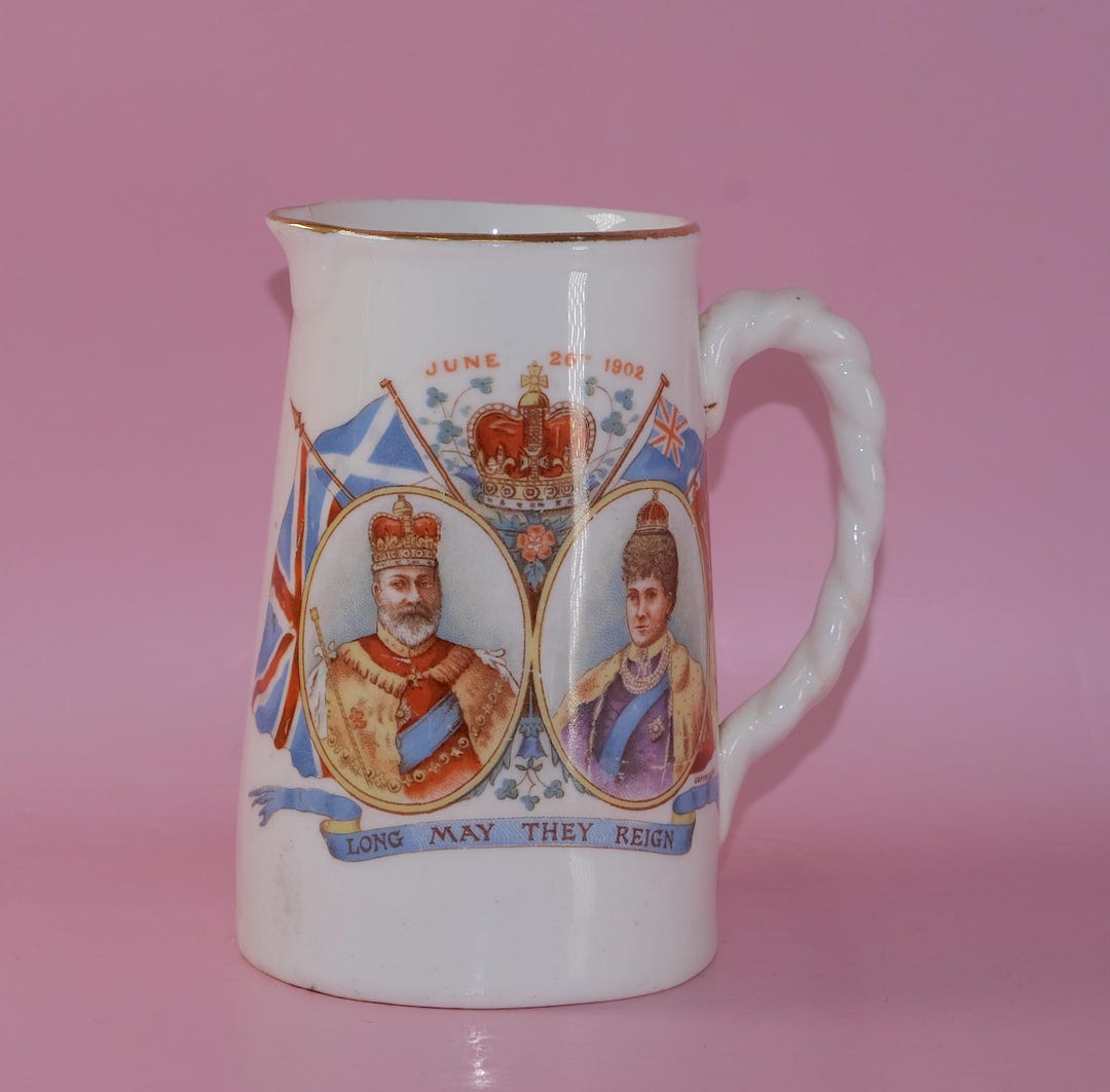 Coronation 1902, Royal Milk Jug Commemorating Edward VII Coronation - Etsy