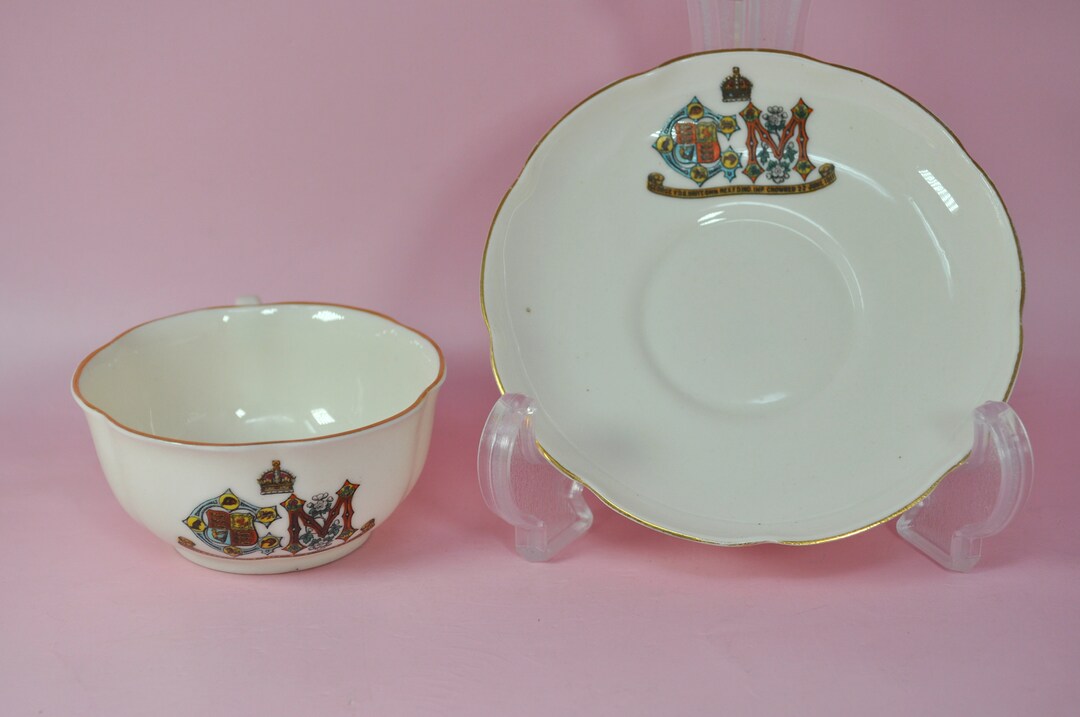 Goss Crested China, King George V Cup and Saucer - Etsy