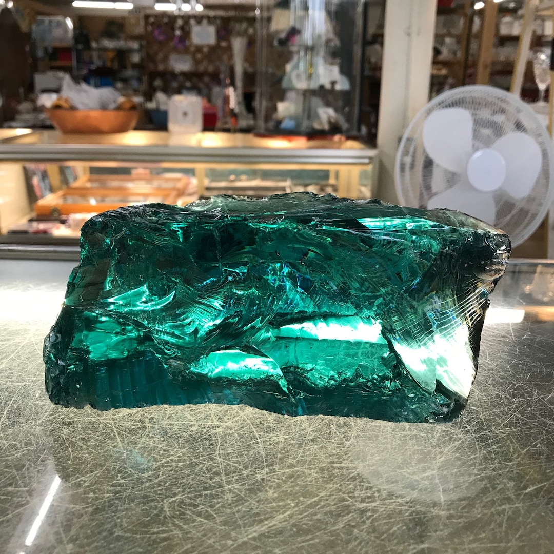 Dark Teal 4.5 Aquarium Rock Slag Glass Cullet Sorcerer - Etsy