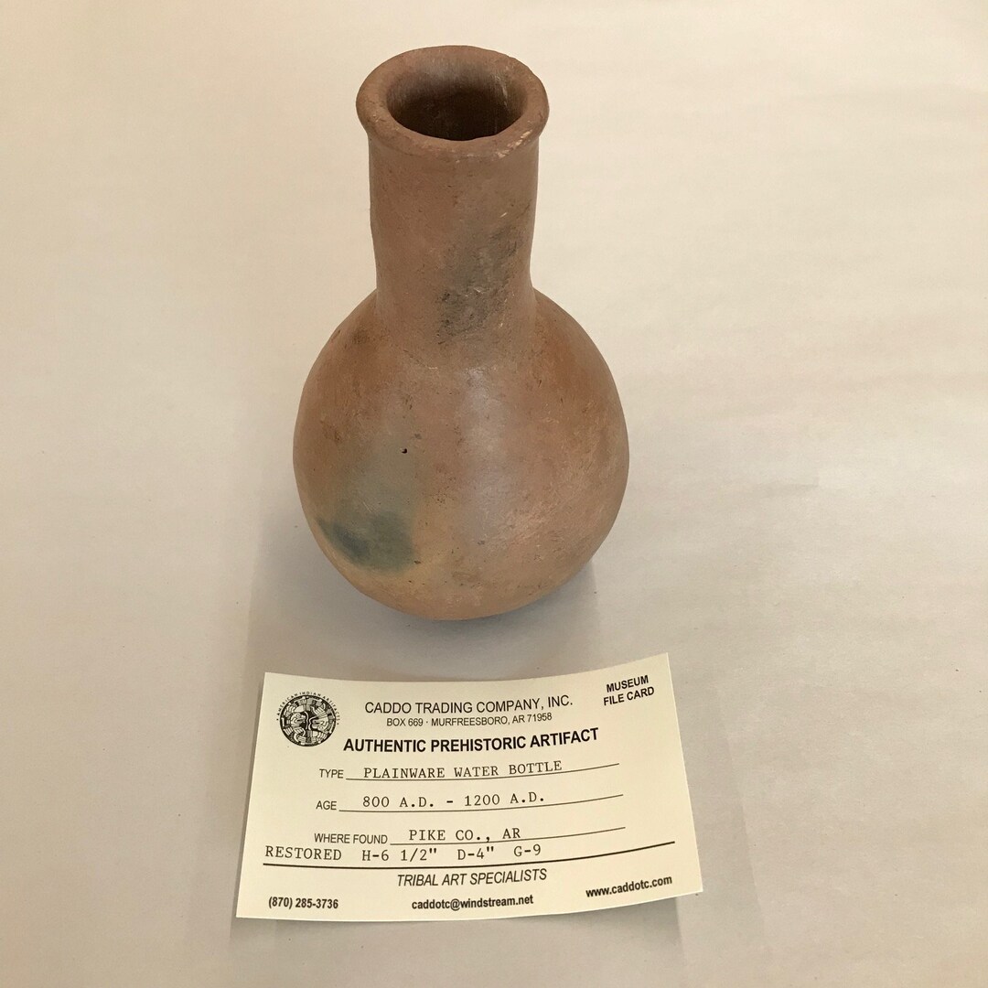 Plainware, Water Bottle, Clay, Pitcher, Indian, Arrowhead, Pottery ...