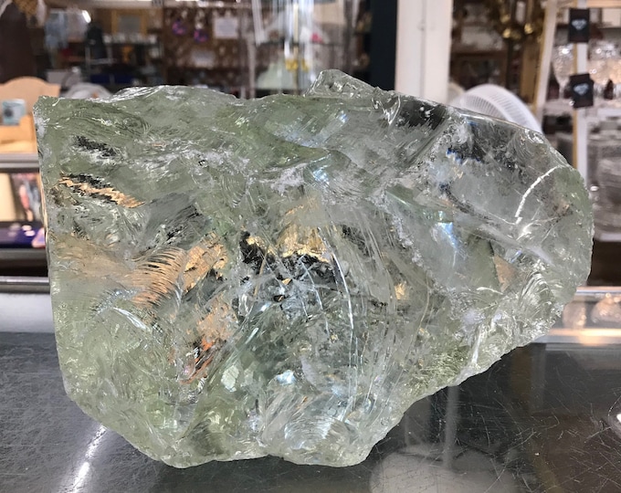 Clear, 11.5#, Aquarium Rock, Slag Glass Cullet, Ice, White, Yard ...