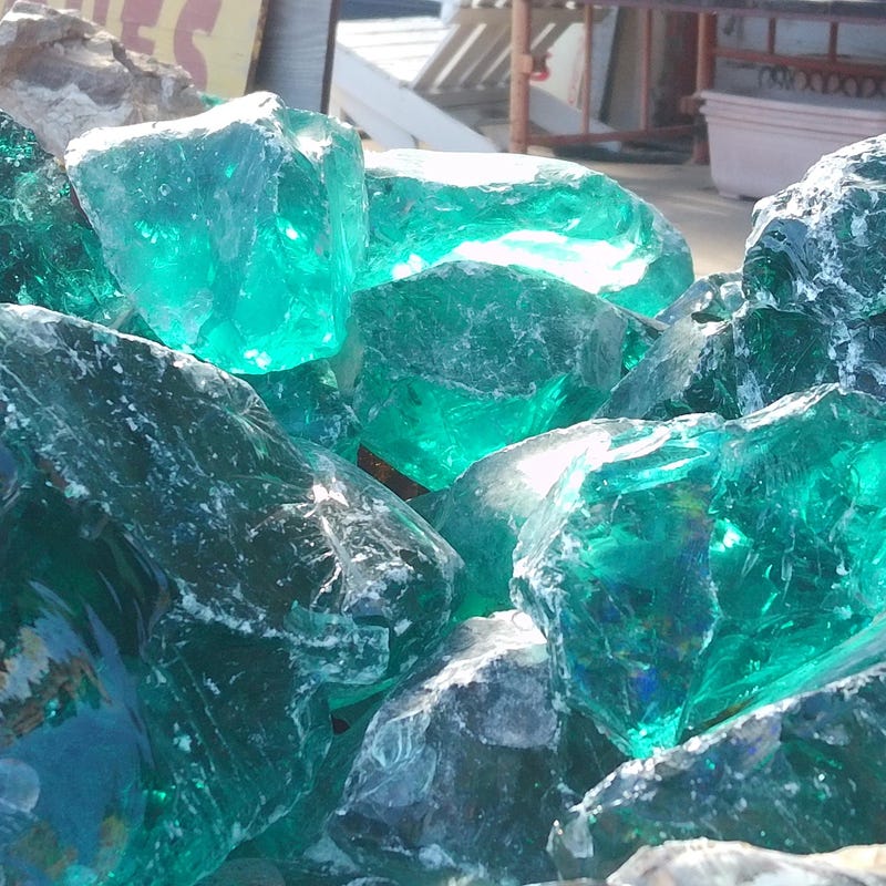 Chunk of Cullet Glass - Etsy