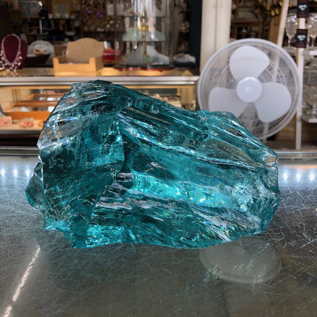 Teal, 6.5#, Aquarium Rock, Slag Glass Cullet, Sorcerer Stone ...