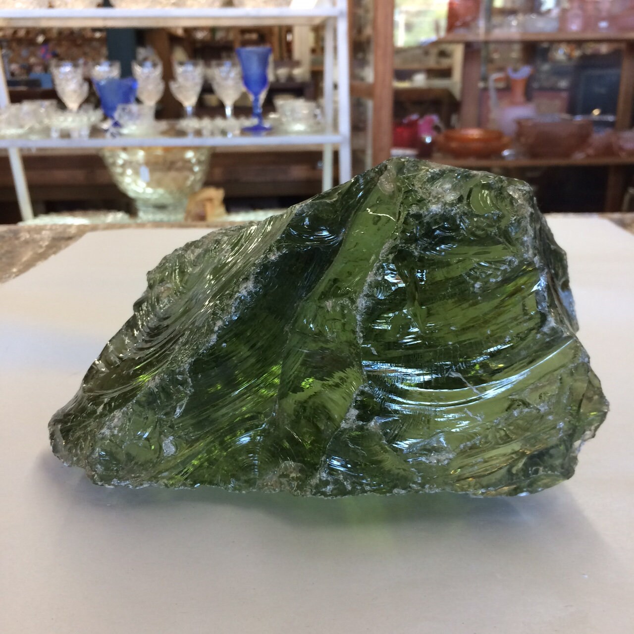 Lime Green 8.5 Aquarium Rock Slag Glass Rock Slag Glass | Etsy