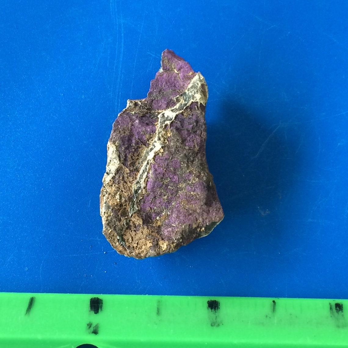 Natural, Shiny, Purpurite, Display Specimen, 18 Grams, 1.75", Purple ...