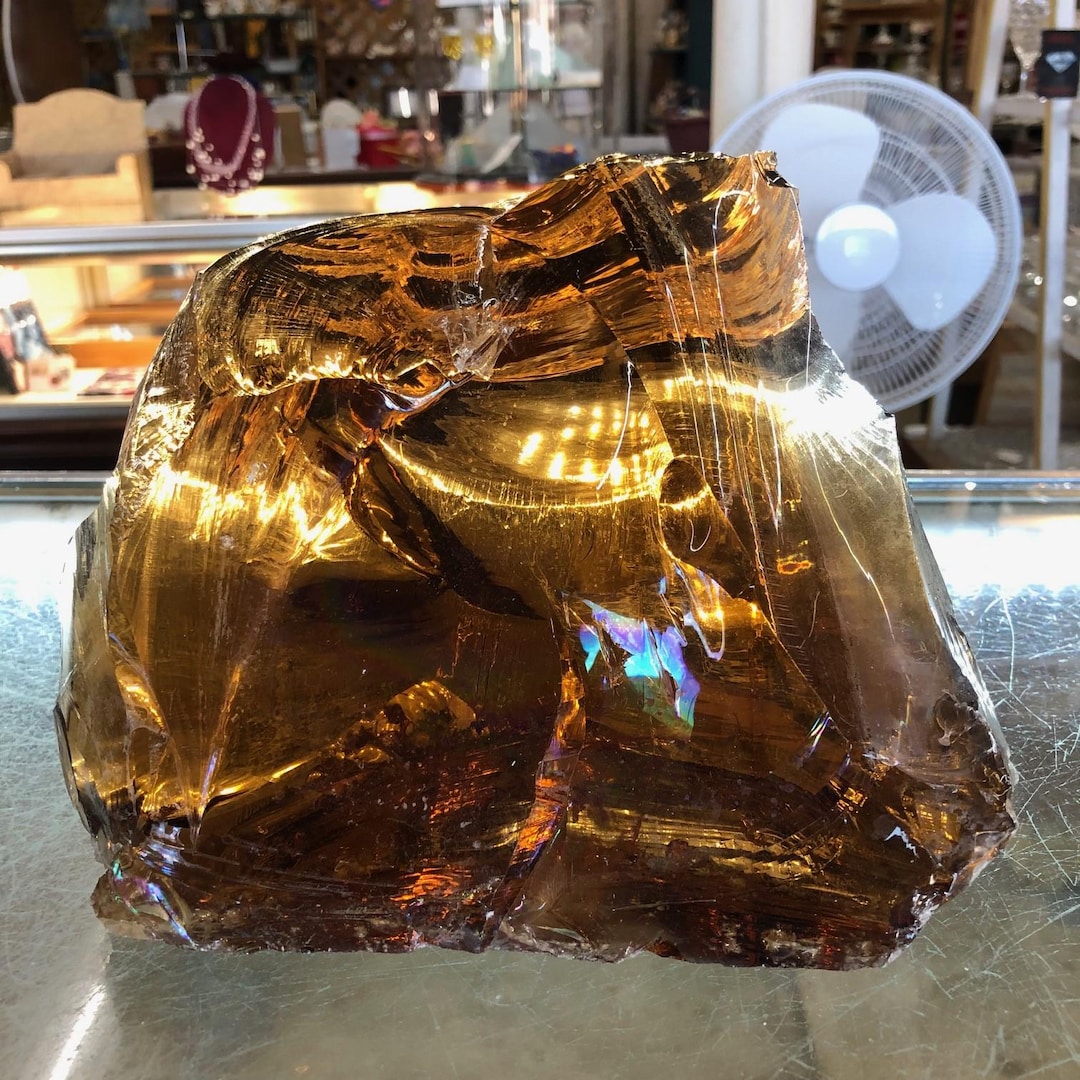 Brown, 5.75, Slag Glass, Cullet, Aquarium Rock, Rainbow, Sorcerer Stone ...