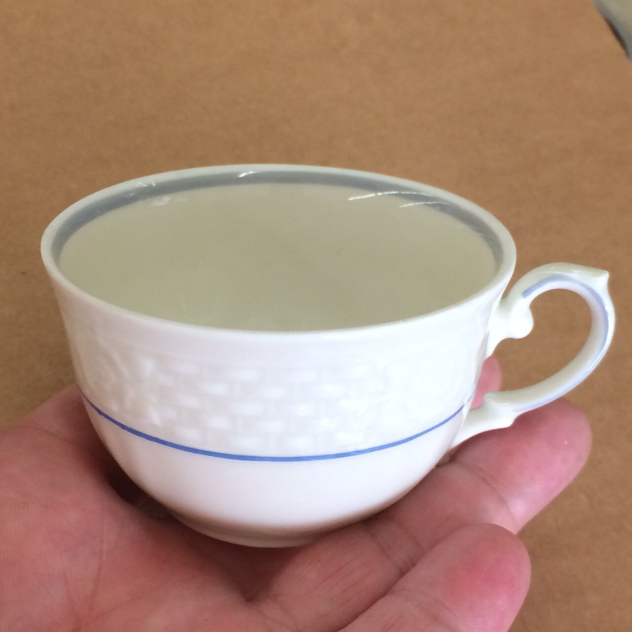 Vintage Demitasse Set Set of Teacups Blue Cups Flower Cups | Etsy