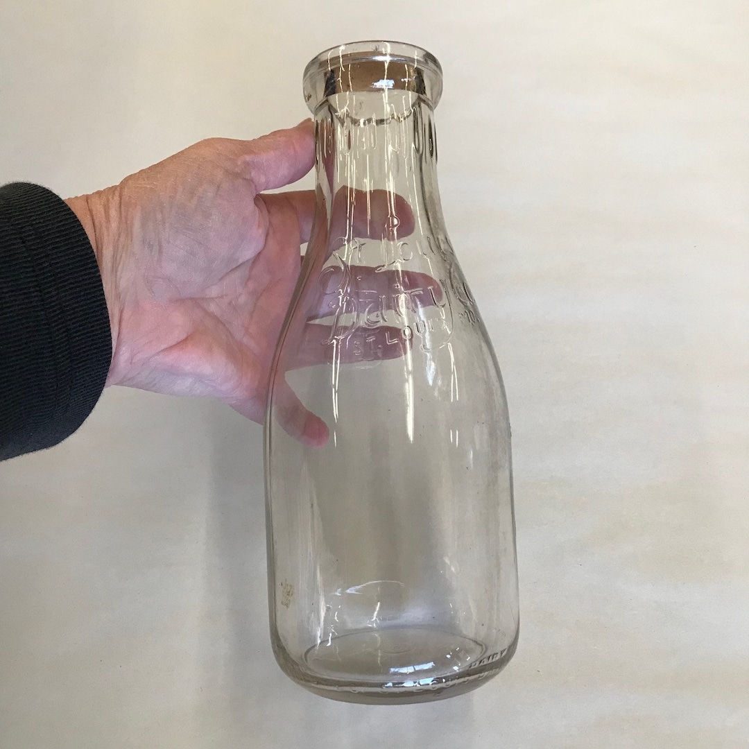 Milk Bottle, Vintage, St. Louis Dairy Co, Missouri, Raw Milk, Cardboard ...