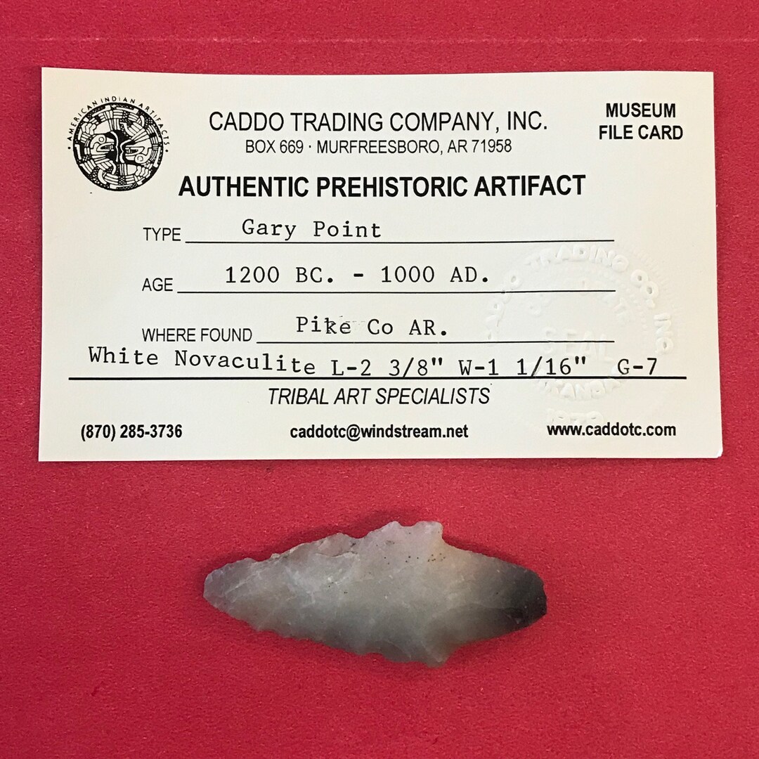 6460, Gary, Arrowhead, Indian Arrowhead, Indian, Artifact, Arkansas ...
