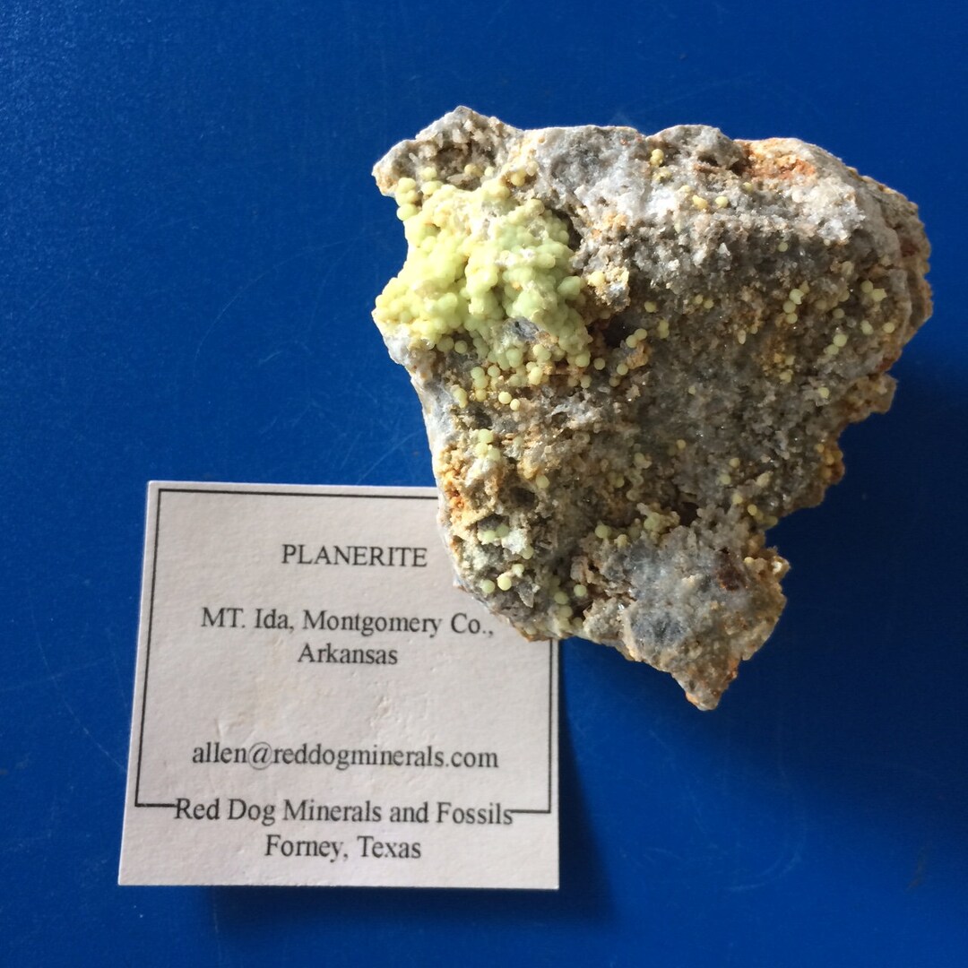 Natural, Planerite, Display Specimen, Arkansas Specimen, Planerite ...