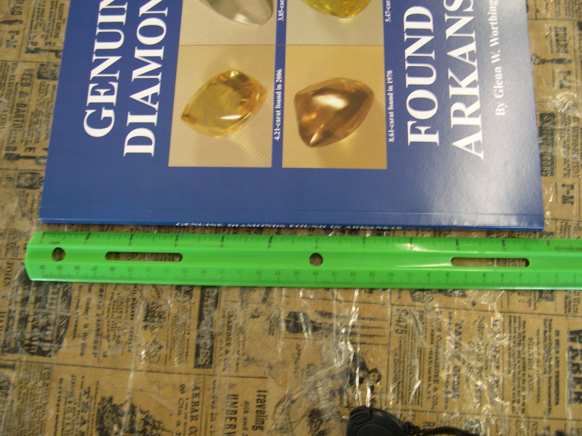 Out of Print, Book, Genuine Diamonds Found in Arkansas, Crater of ...