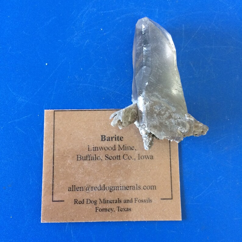 Clear Barite Linwood Mine Iowa Barite Barite Display - Etsy