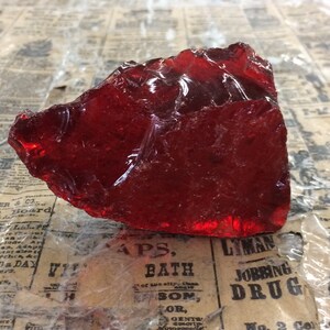 Blood Red, Lot 5 Lbs, Slag Glass Cullet, Landscaping Rock, Sorcerer ...