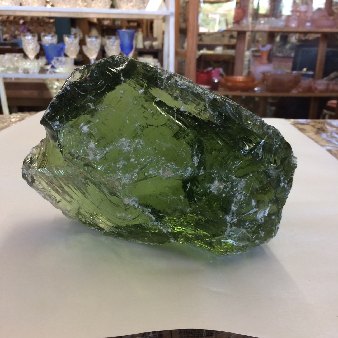 Lime Green 8.5 Aquarium Rock Slag Glass Rock Slag Glass | Etsy