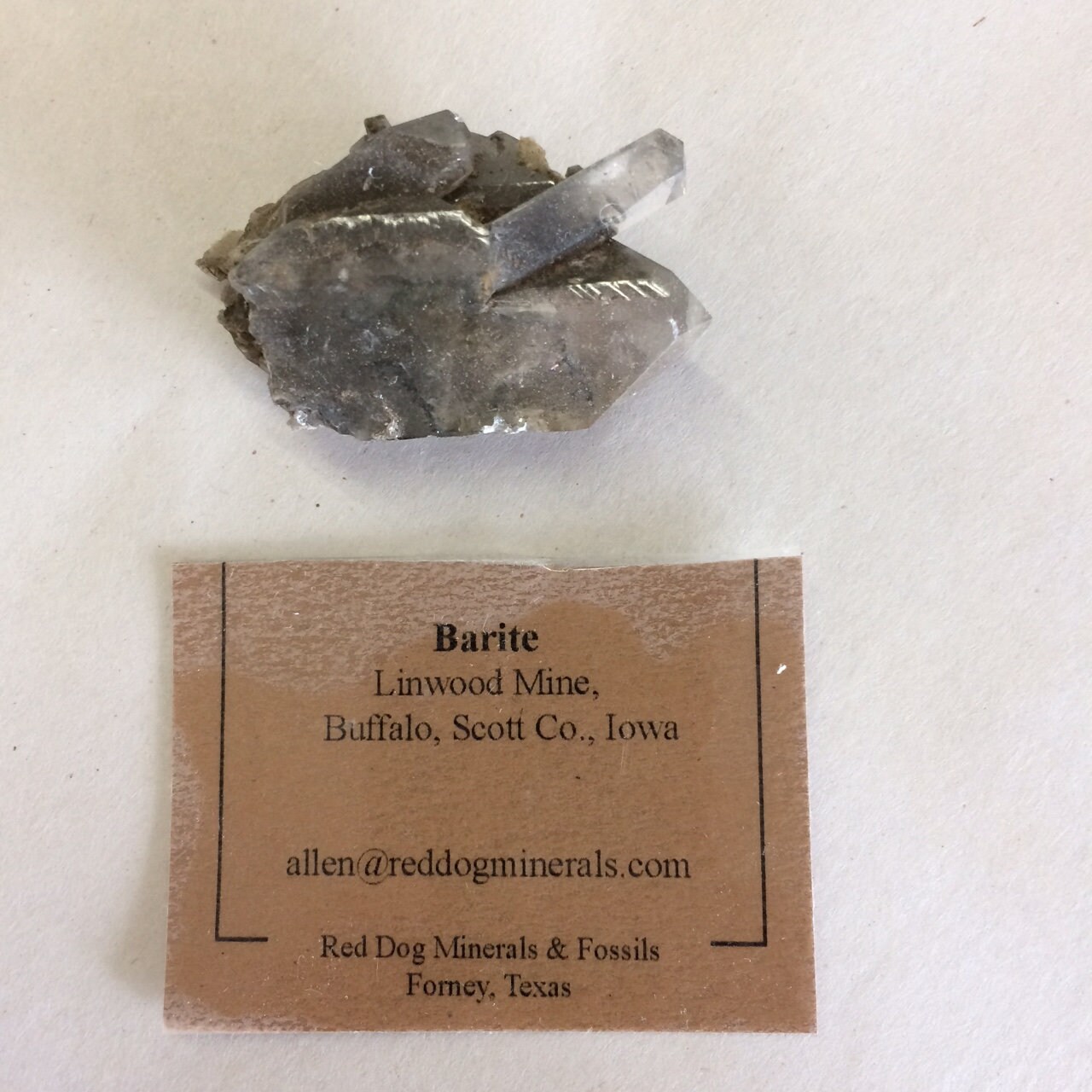 Clear Barite Cluster Linwood Mine Iowa Barite Display - Etsy.de