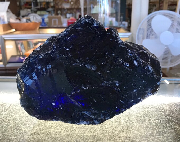 Cobalt 8 Lb Aquarium Rock Slag Glass Cullet Sorcerer Stone Landscaping Garden Blue Glass