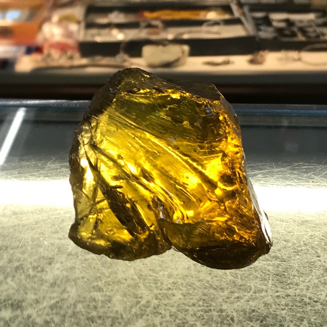 Yellow, 7.6 Oz, Aquarium Rock, Slag Glass Rock, Slag Glass Cullet ...