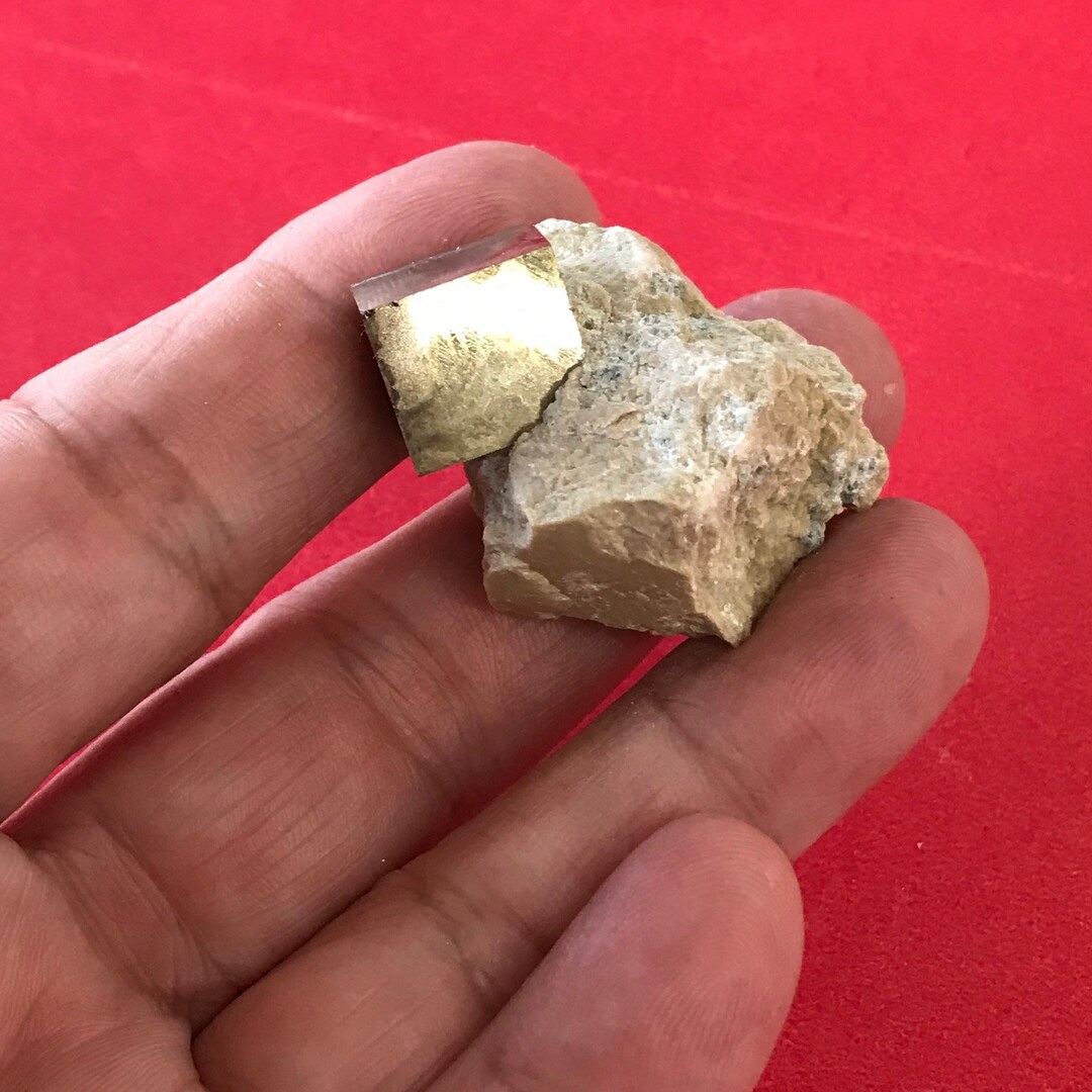 Gold, Pyrite, Cube, Matrix, 24 Grams, Mineral Specimen, Rock Specimen ...