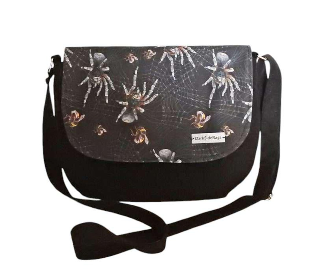 Messenger Bag Wiccan Witch Spiders, Spiders Purse, Goth Purse - Etsy