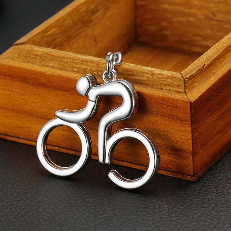 Bicycle Keychain - Etsy