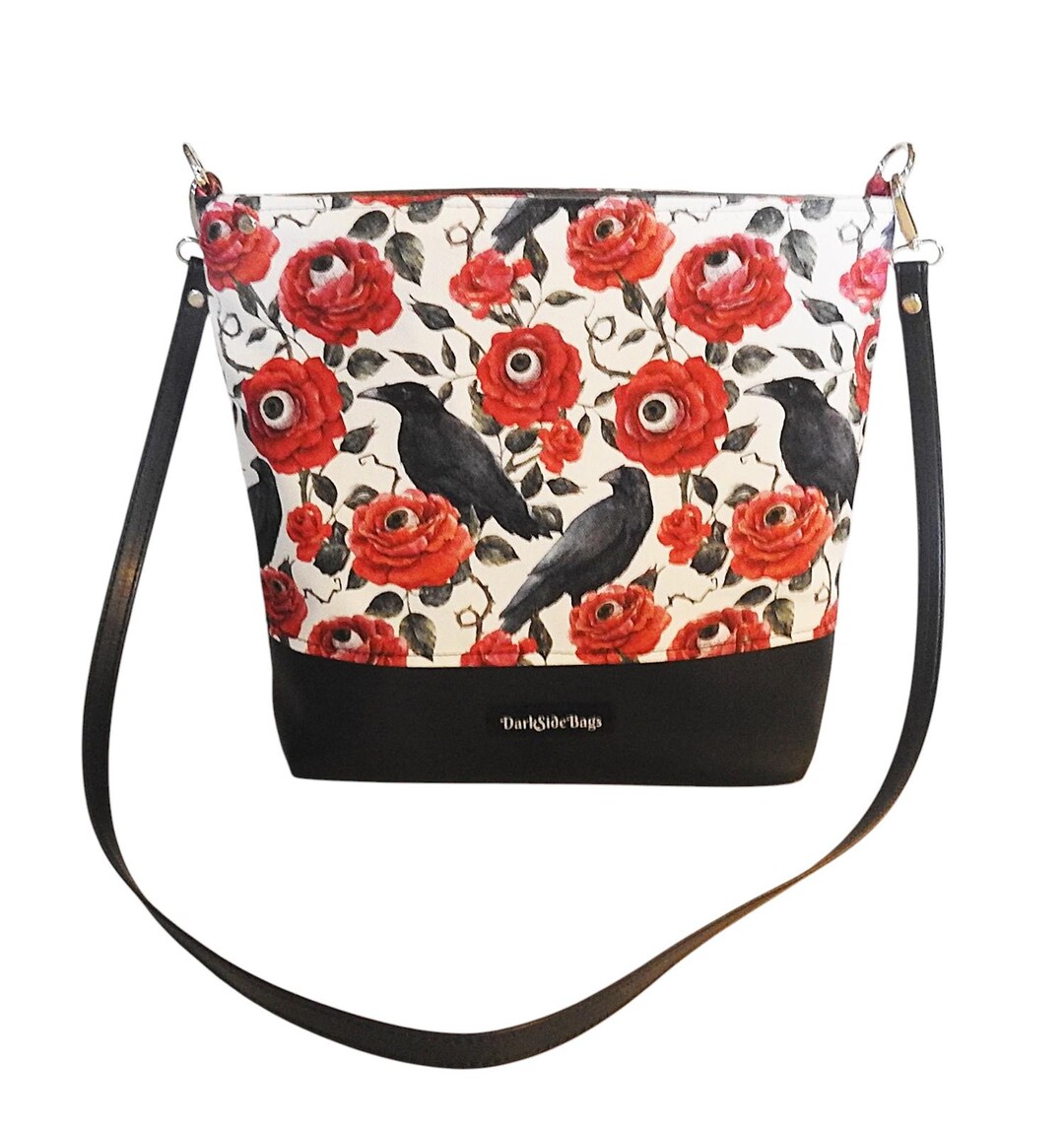 Raven Crossbody Bag, Ravens Purse, Goth Purse, Raven Bag - Etsy