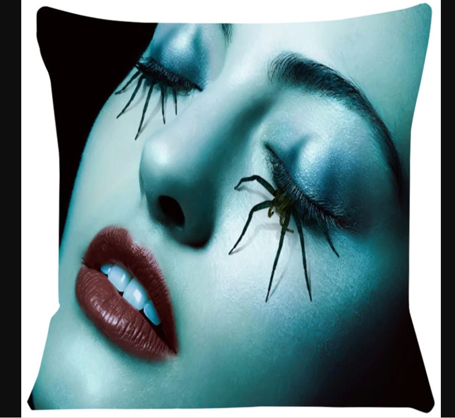 Horror Pillow, AHS Pillow, Spooky Pillow Cover, American Horror Pillow ...