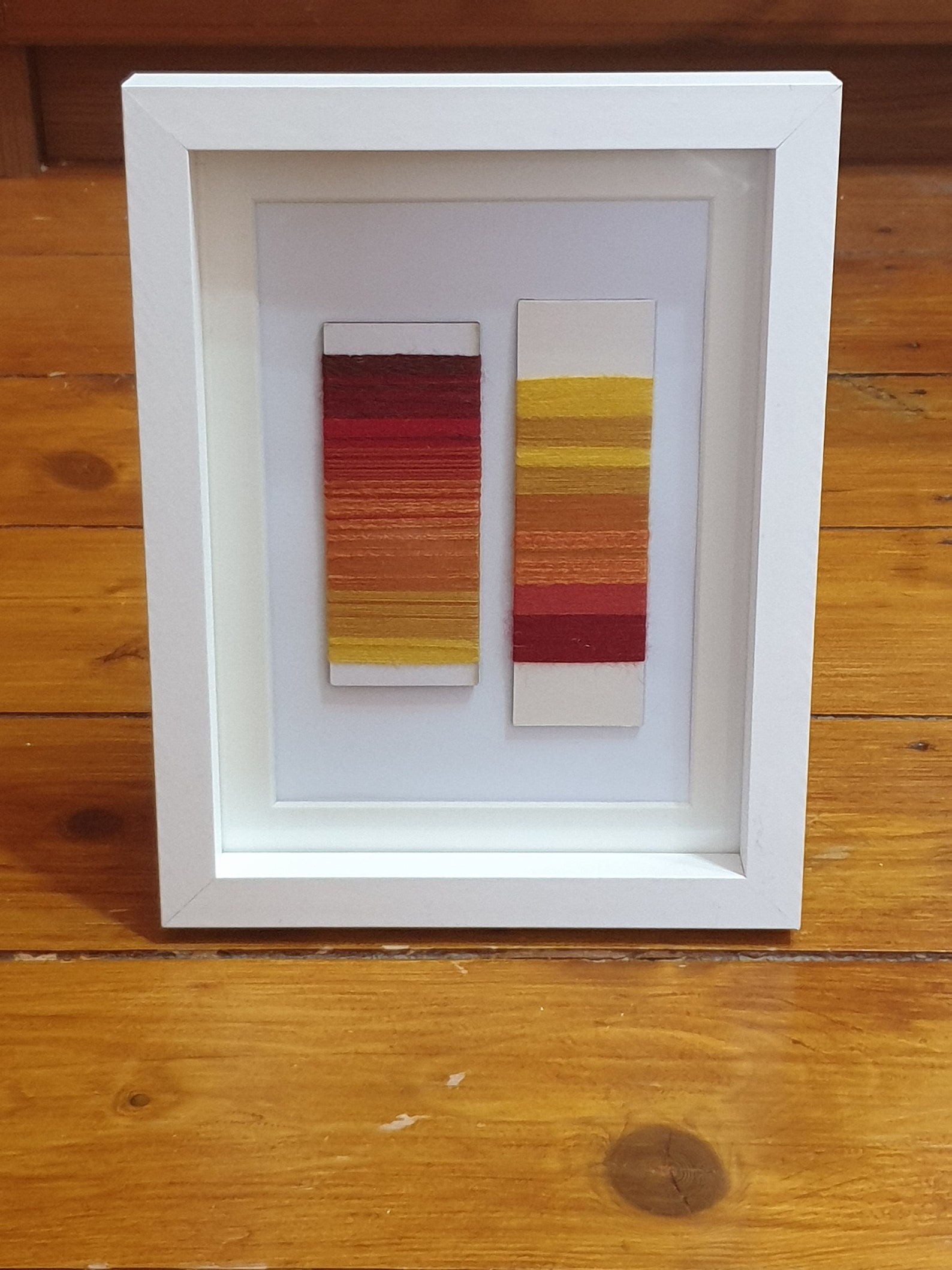 Yarn Wrap Display Frame / Weaving Inspiration Frame / Wall Art - Etsy