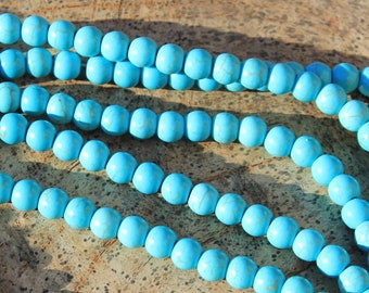 Turquoise pearls | Etsy