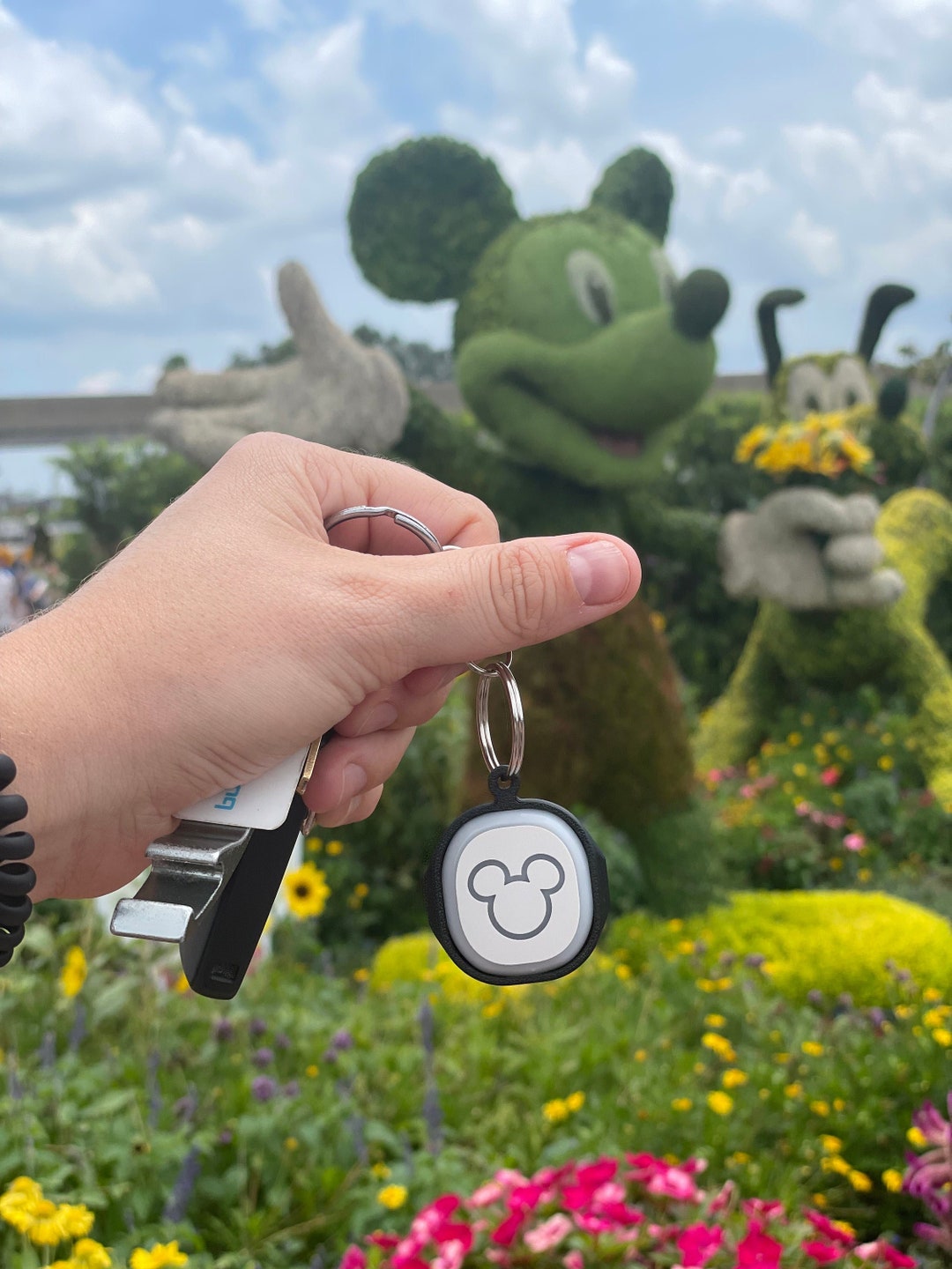Magicband+ Puck Keychain - 3D Printed Disney Inspired Accessories - Etsy
