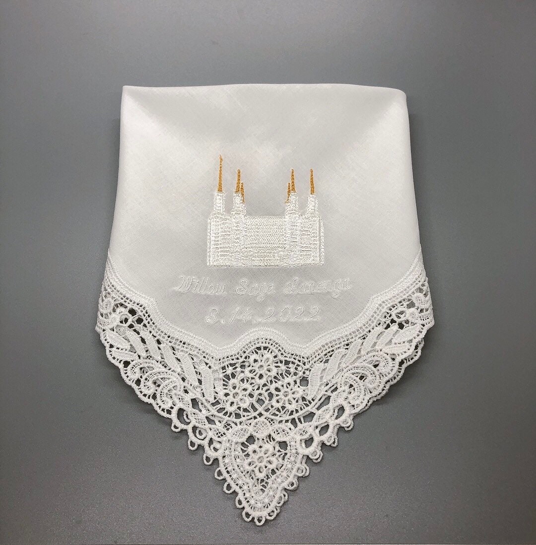 Personalized Washington D.C. Temple Handkerchief: LDS Religious Gift - Etsy