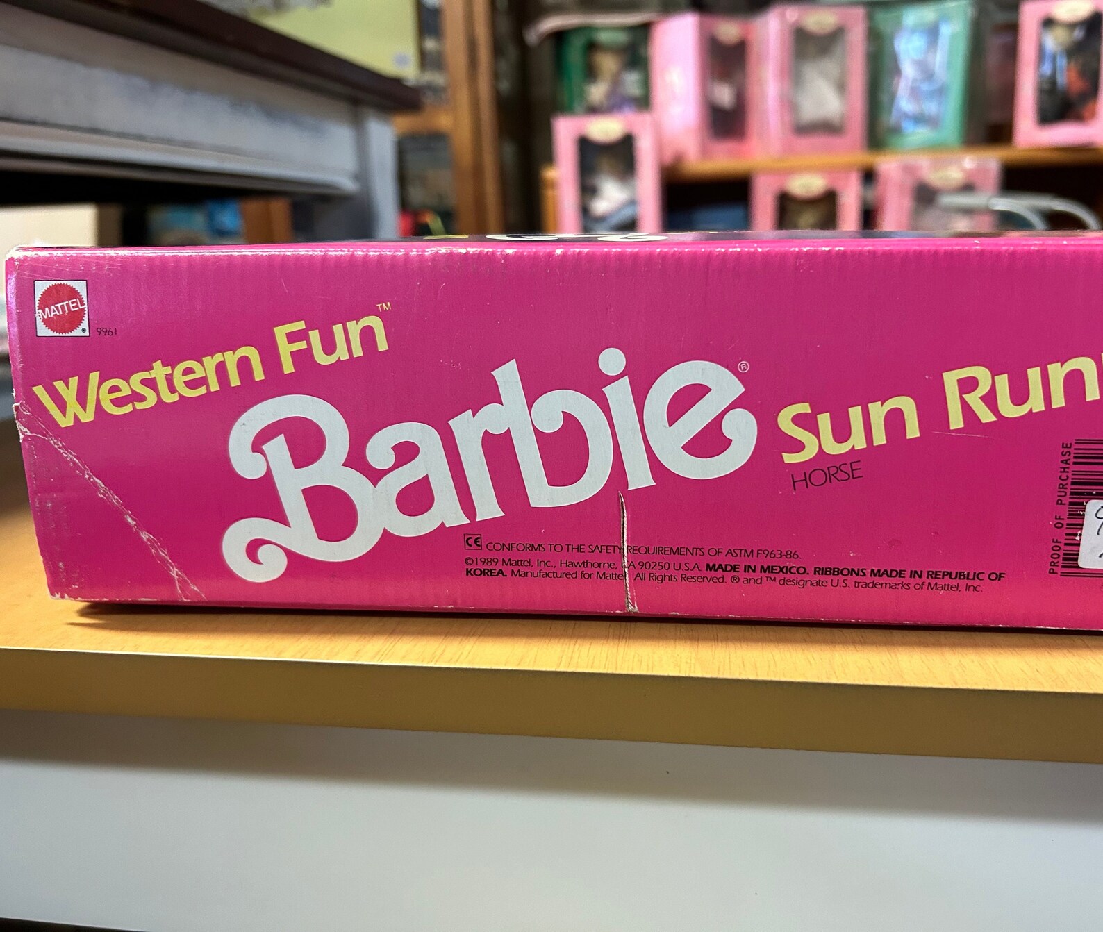 1989 Western Fun Barbie Sun Runner Horse Vintage Barbie Horse Toy - Etsy