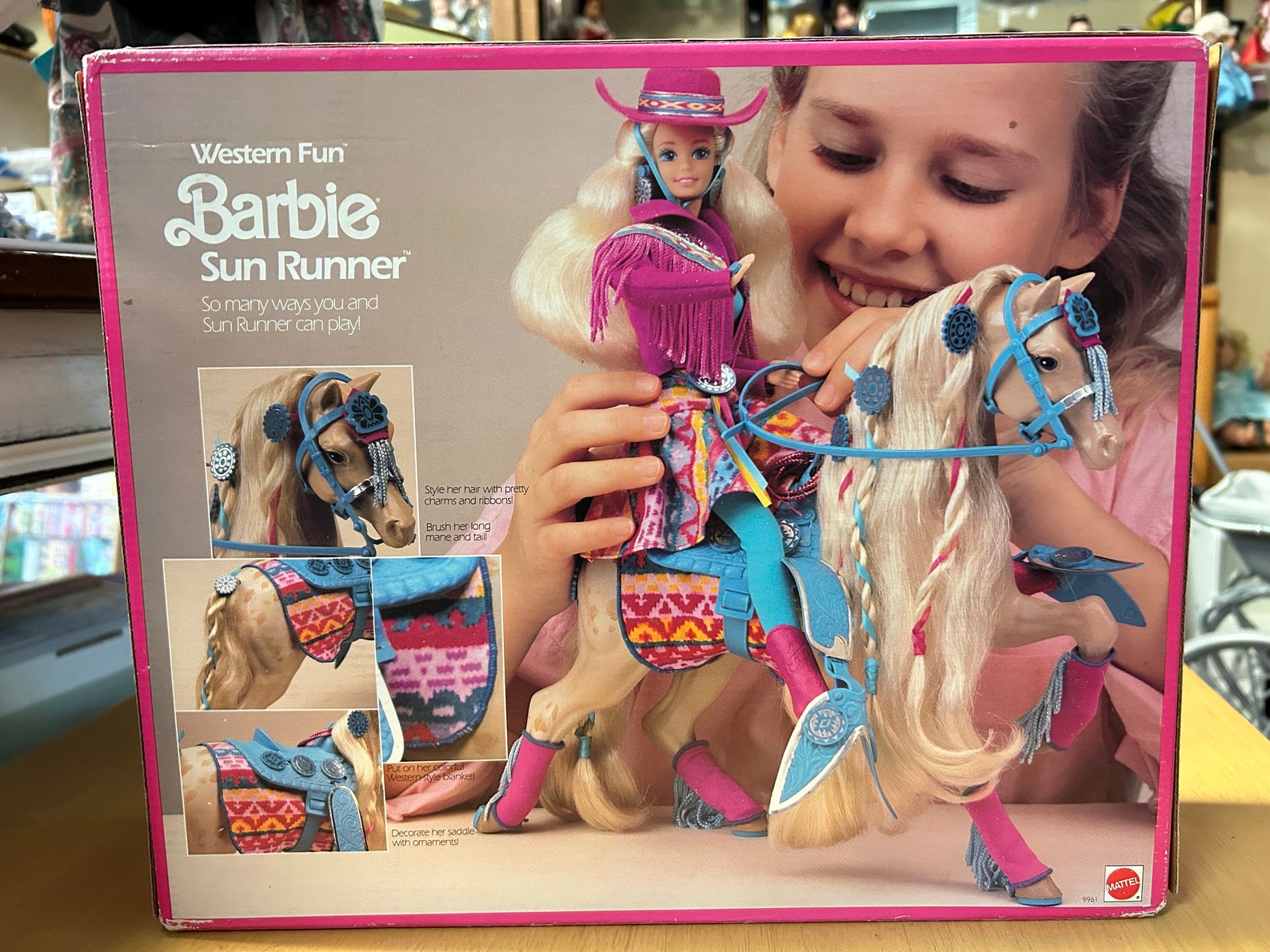 1989 Western Fun Barbie Sun Runner Horse Vintage Barbie Horse Toy - Etsy