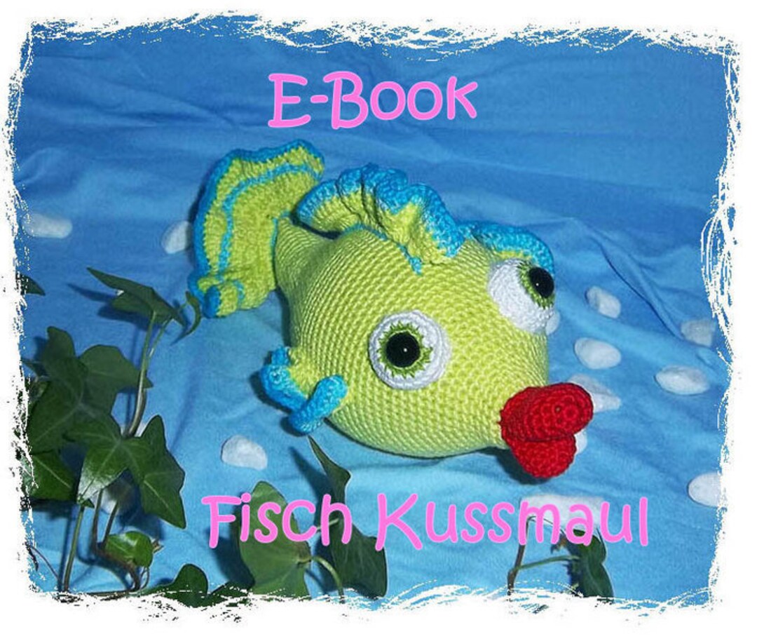 E-book Crochet Pattern Fish Kussmaul - Etsy